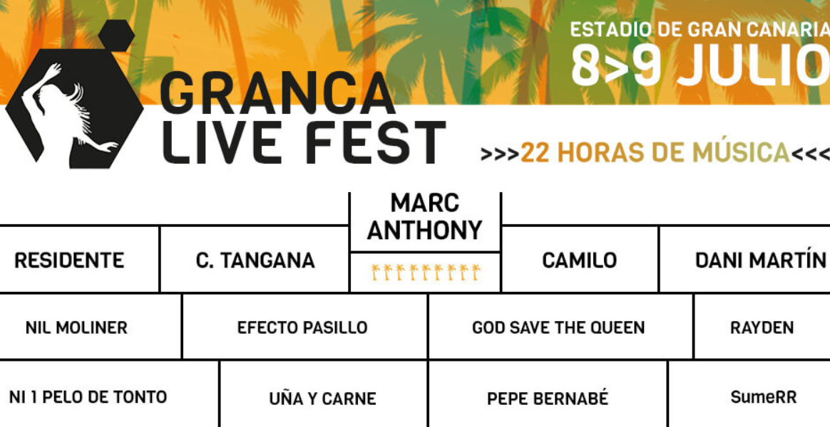 Granca Live Fest, la estrella de los eventos veraniegos regresa en 2022