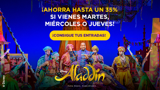 Entradas para Aladdín, el Musical | Madrid 2024