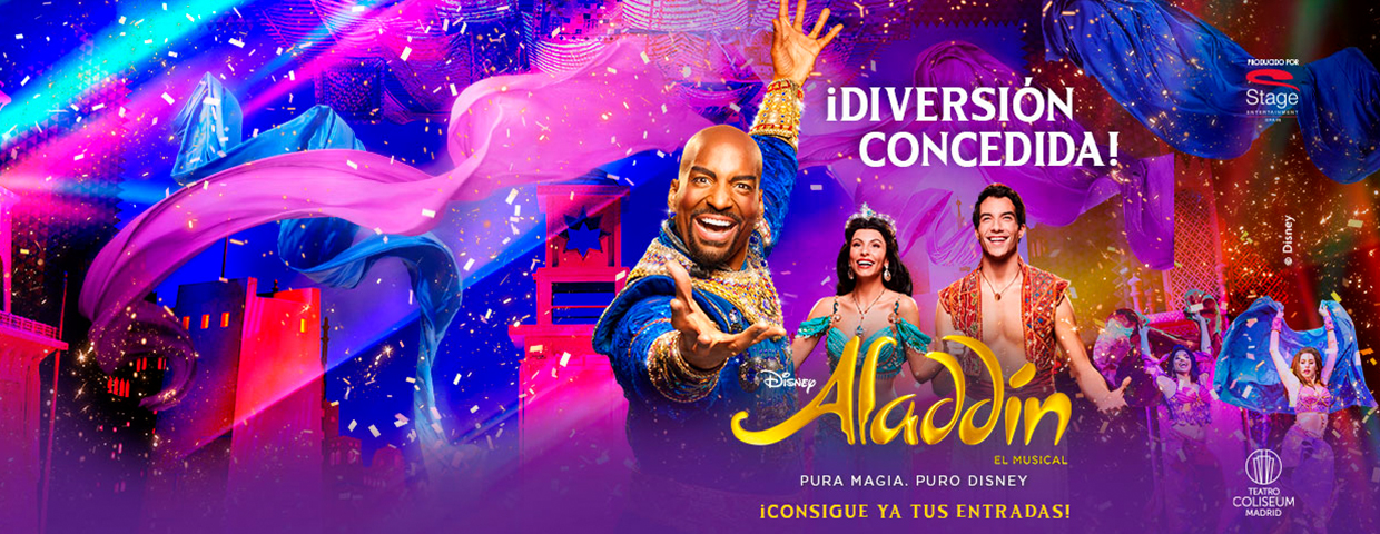 Entradas para Aladdín, el Musical | Madrid 2024