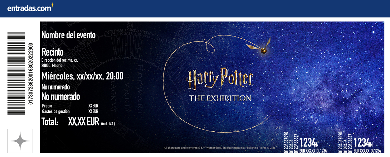 Harry Potter™: The Exhibition - Entradas