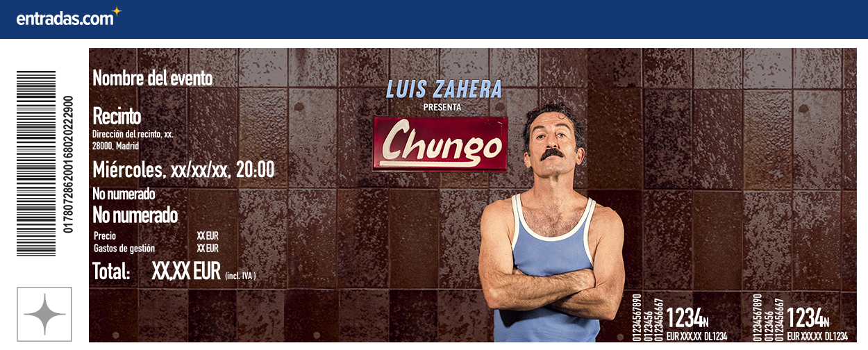 Entradas para Luis Zahera - Chungo