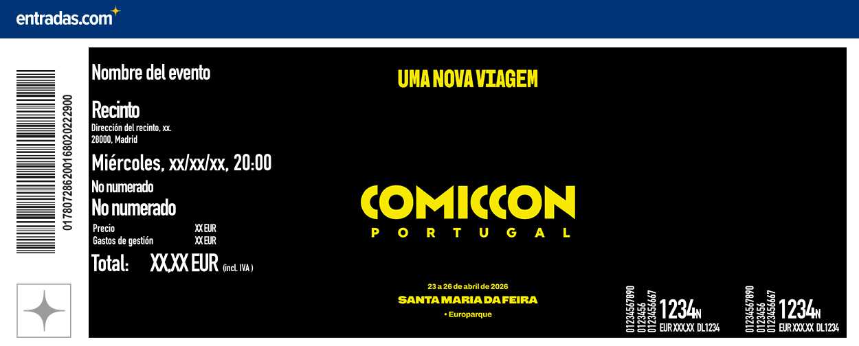 Entradas para Comic Con Portugal - Entradas de día